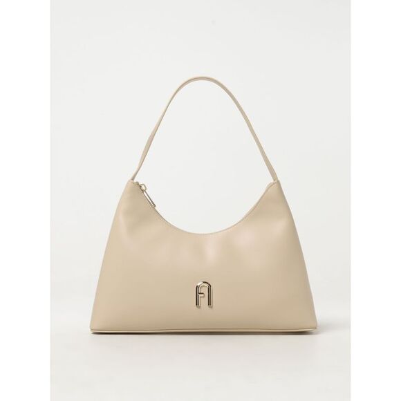 Furla | Bags | Furla Shoulder Bag Woman Beige | Poshmark